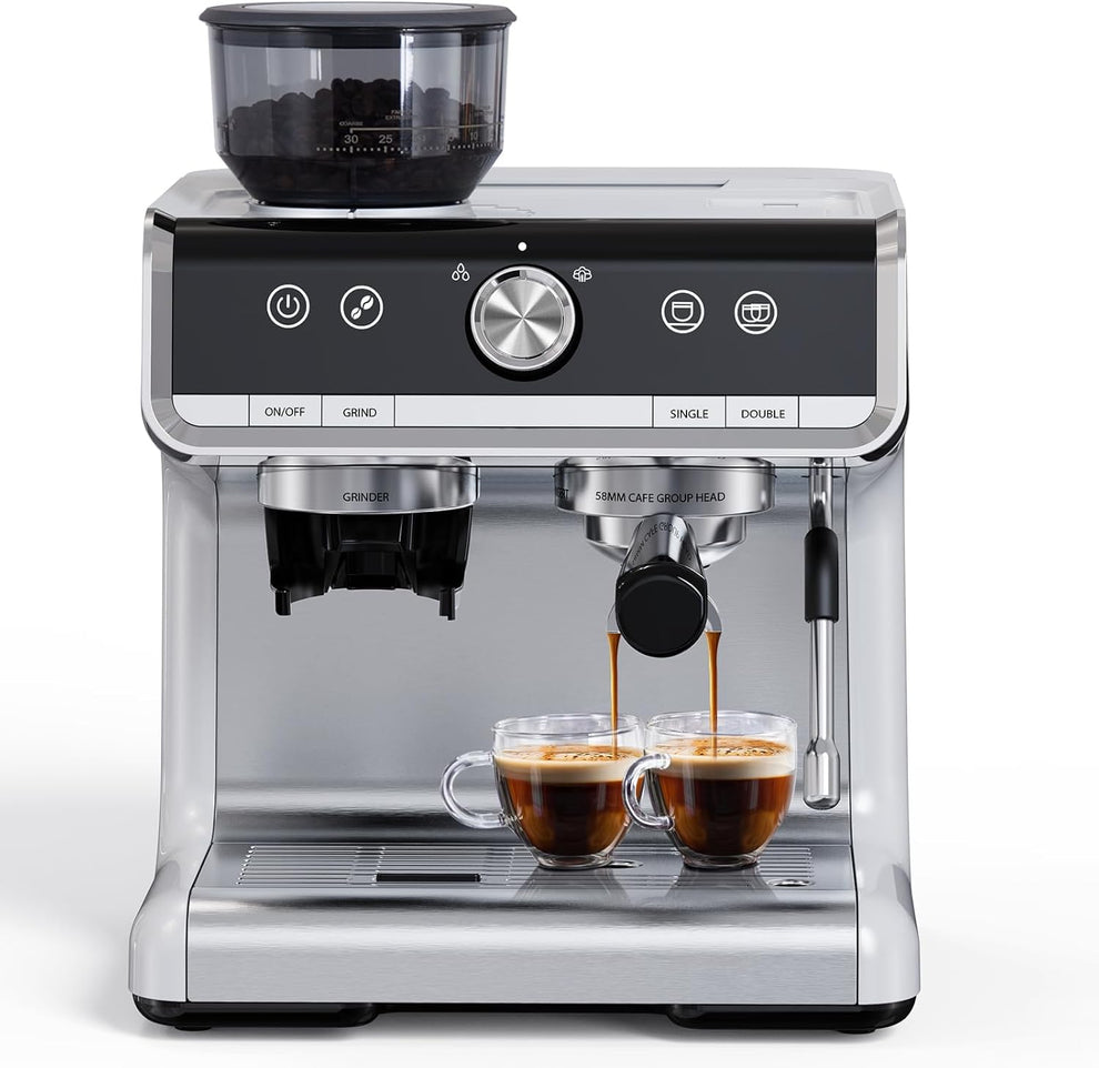 Máquina de Café de 20 Bares de Presión, Cafetera de Café Espresso de A – Impomax